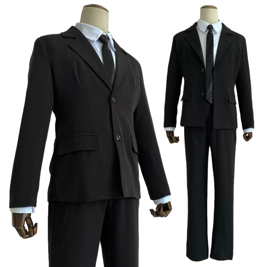Chainsaw Man: Denji (Black Suit Uniform) Cosplay Costume – NalaGila
