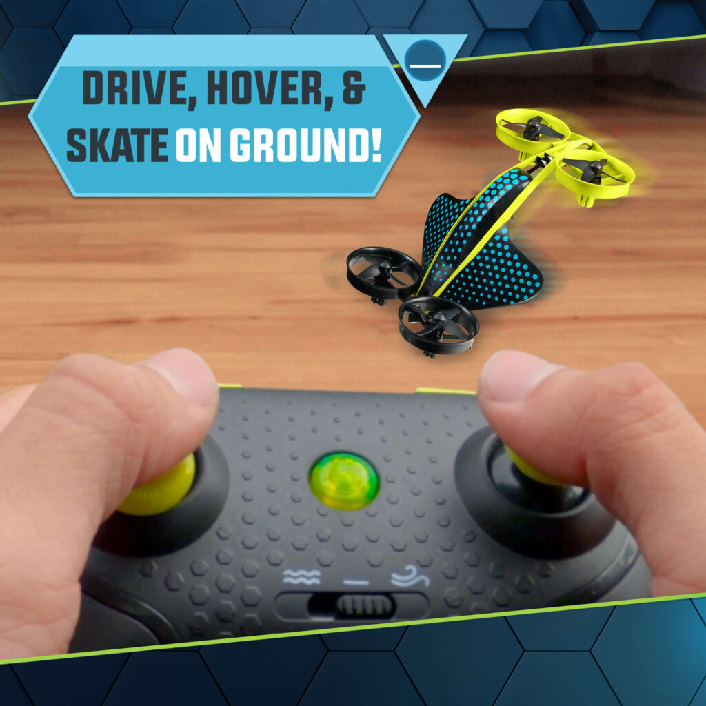 Hybrid Stunt Drone 3-in-1 Air To Water Quadcopter Remote Control Flying ...