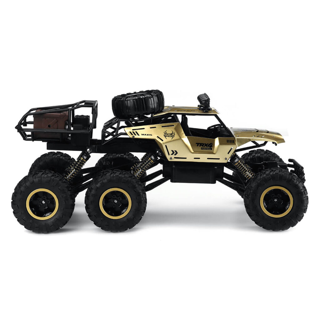 6-wheel RC Monster Truck with Double Motors & Strong RC Car Body 1/12 ...