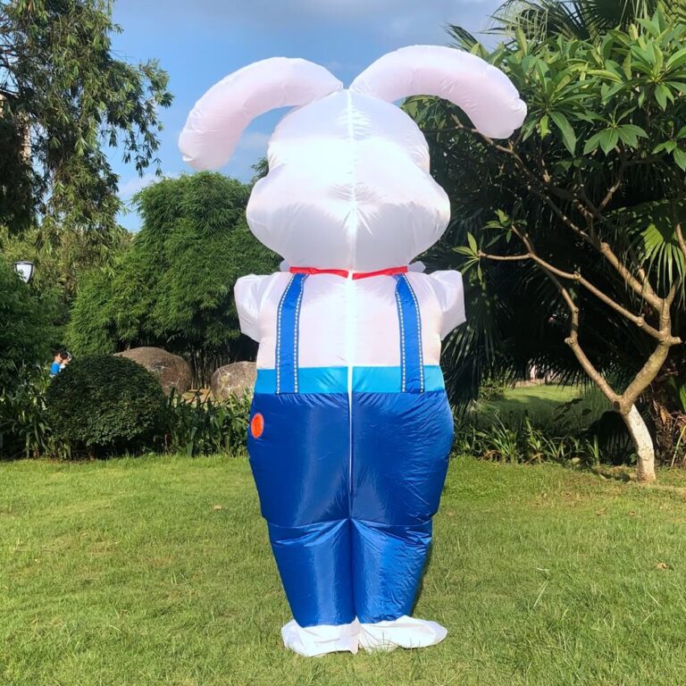 Adult Inflatable Bunny Costume Easter Blow Up Rabbit Costume Fancy ...