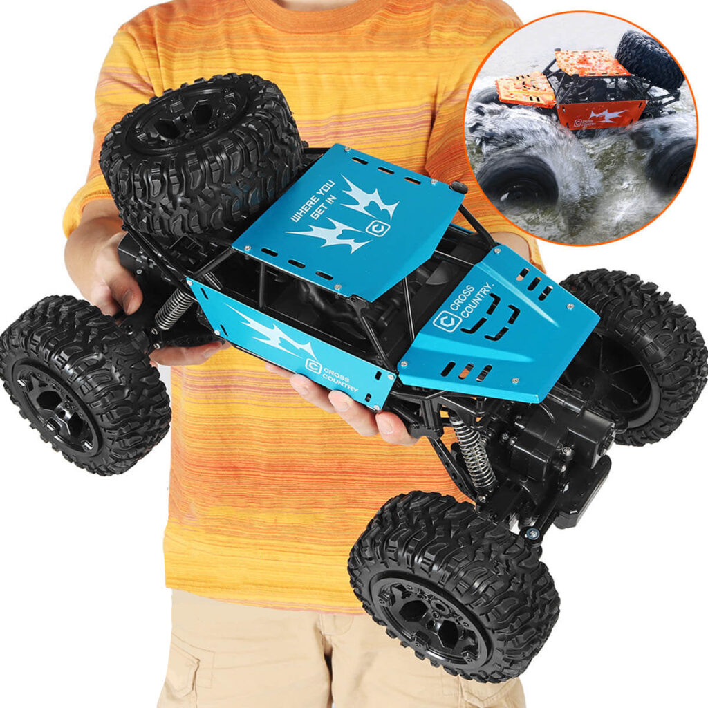 Amphibious RC Car Big 1/8 Water Monster Vehicle 4WD Remote Control Off ...