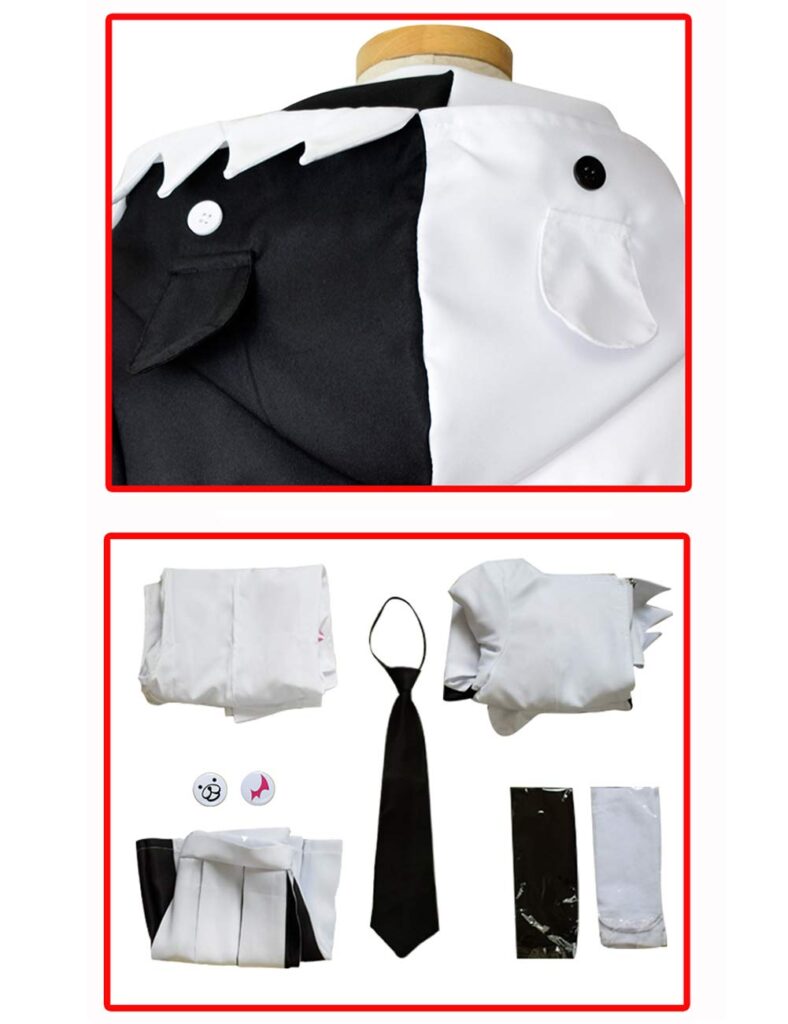 Danganronpa Costume Monokuma Cosplay Suit Halloween Uniform 2 Styles ...