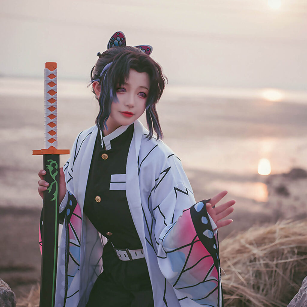 Shinobu Kocho Costume Halloween Shinobu Cosplay Outfit Full Set – NalaGila