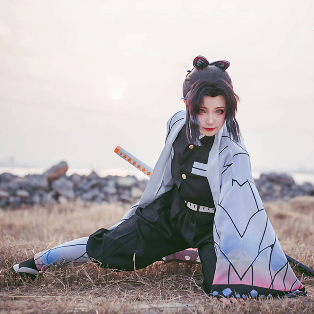 Shinobu Kocho Costume Halloween Shinobu Cosplay Outfit Full Set – NalaGila