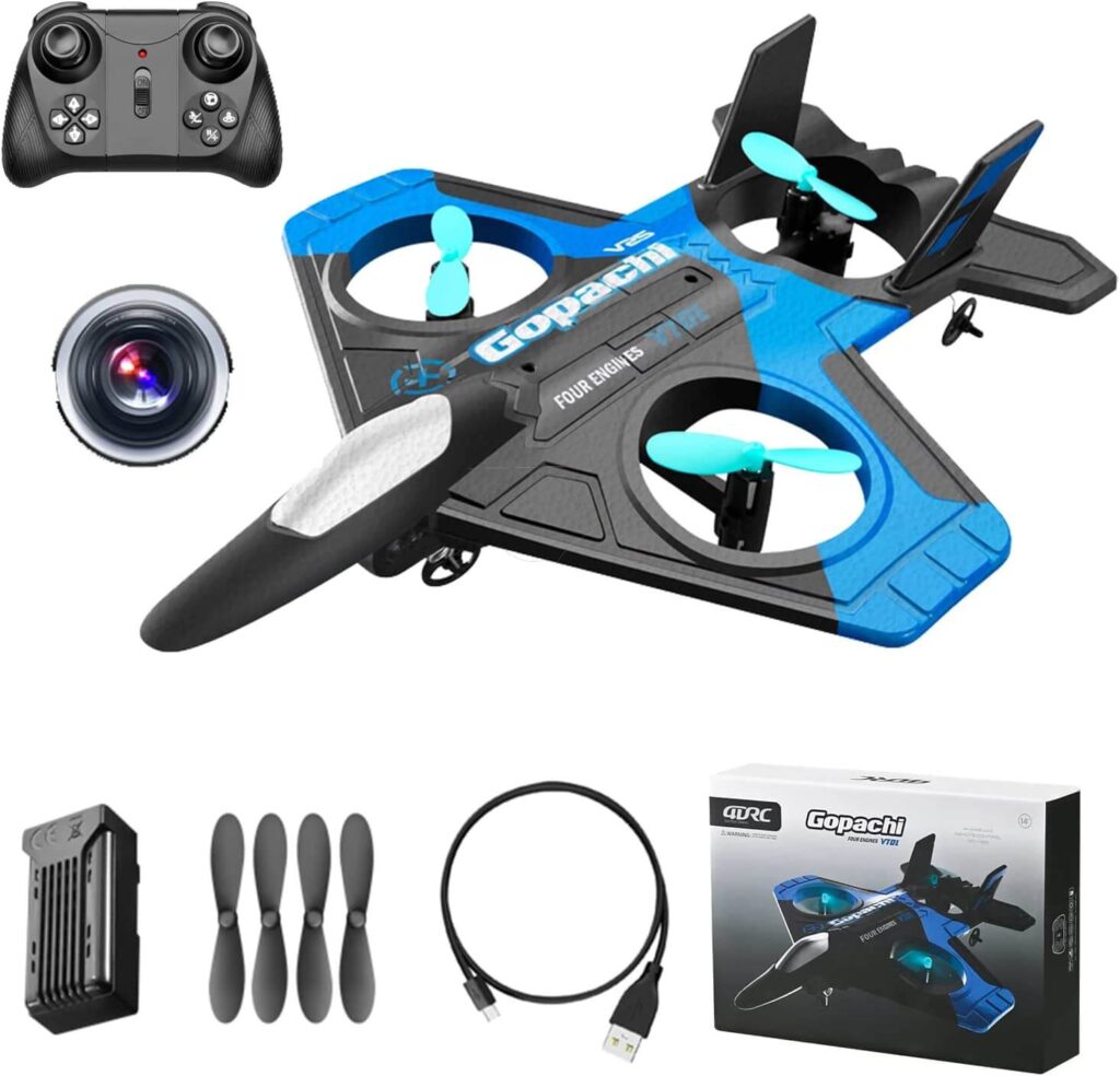 Drone With Camera Drop-resistant RC Plane 360° Stunt Spin Remote ...