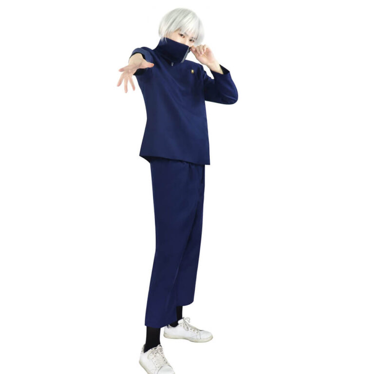 Inumaki Toge Costume Halloween Cosplay Outfit Jacket Pants and Wig Full ...