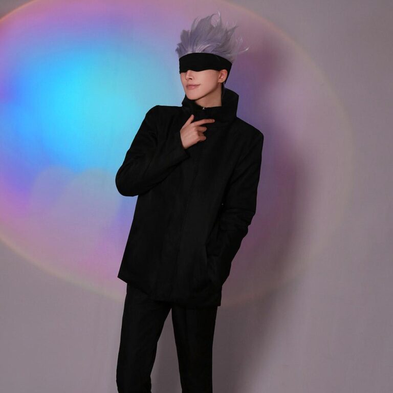 Satoru Gojo Costume Halloween Cosplay Outfit Animie Cosplay Shirt and ...