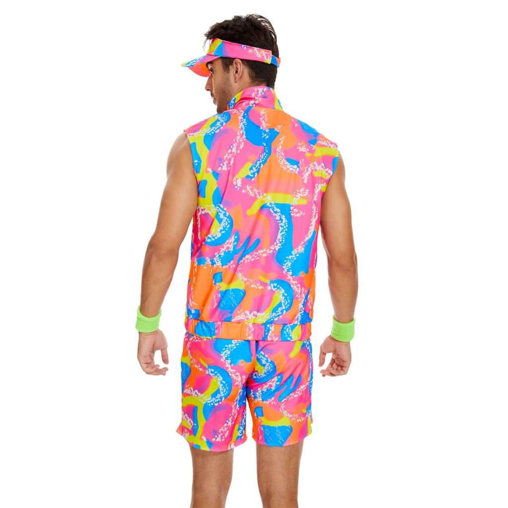 Fashion Rollerblade Costume 80s Workout Margot Robbie and Ryan Gosling ...