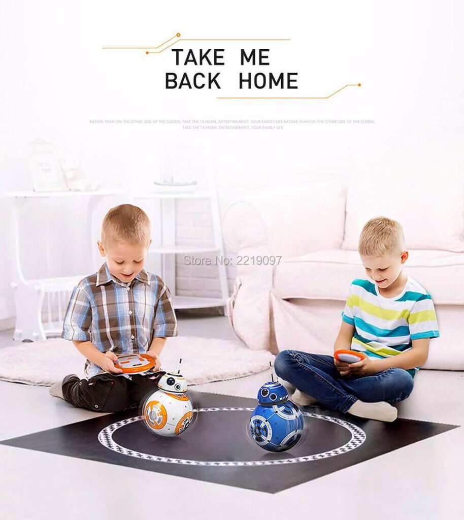 2.4G Remote Control Robot Smart Star Wars BB8 Robot With Music Sound ...