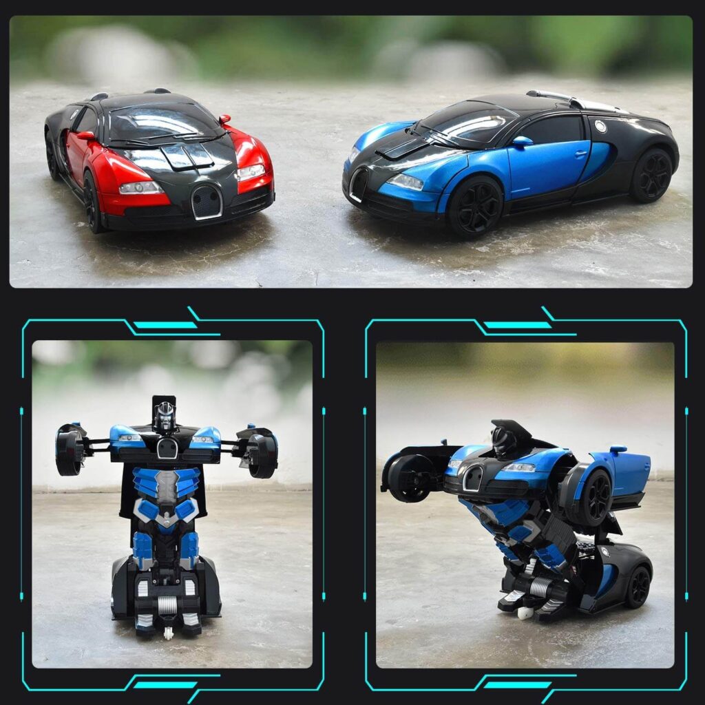 1:14 Remote Control Transformer Robot Car Toys Gesture Sensing RC Car ...