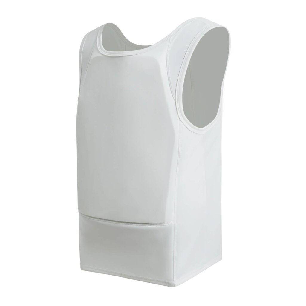 White Bulletproof Undershirt Concealed Vest Ultra Thin Covert Body ...
