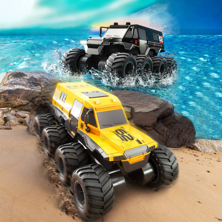 Amphibious RC Cars 8×8 Off Road Waterproof Monster Trucks Remote ...
