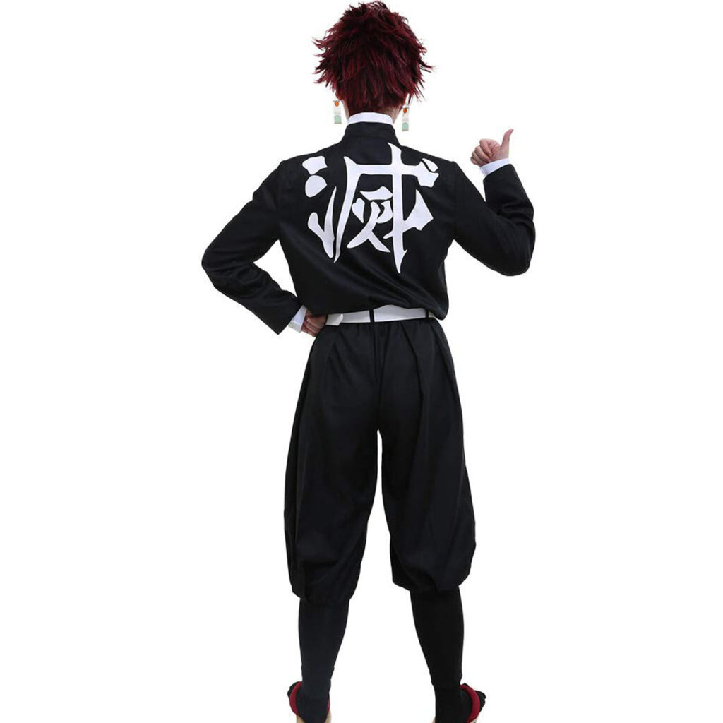 Kids/Adult Pillar Corps Costume Halloween Cosplay Black Outfit Full Set ...