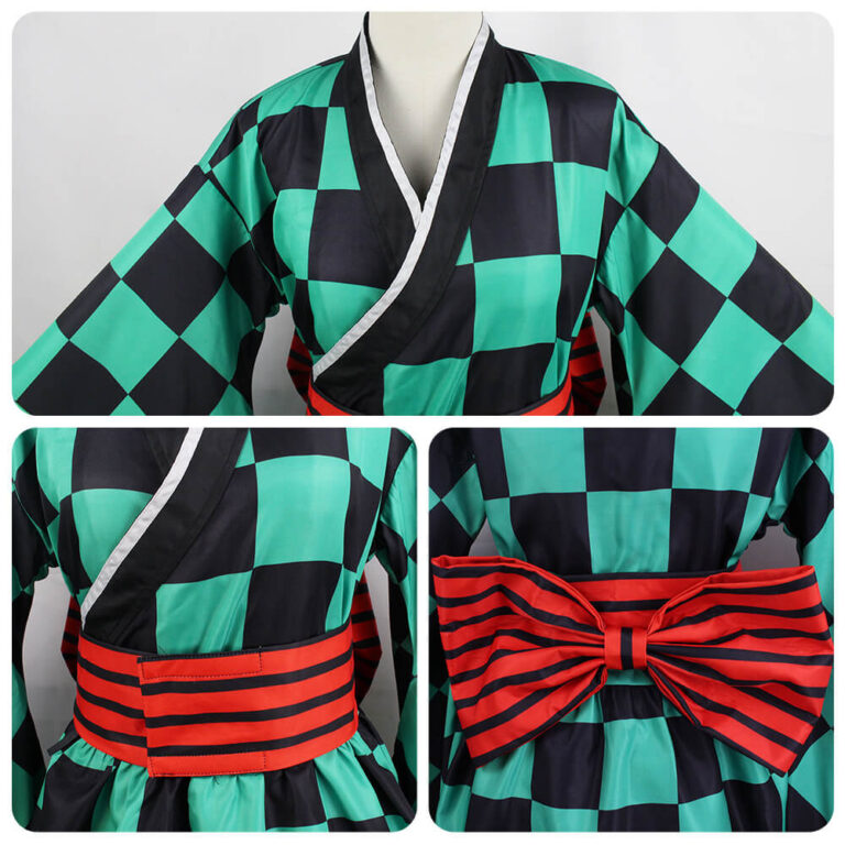 Adult Tanjiro Cosplay Full Set Zenitsu Rengoku Kyoujurou Kimono Suit ...