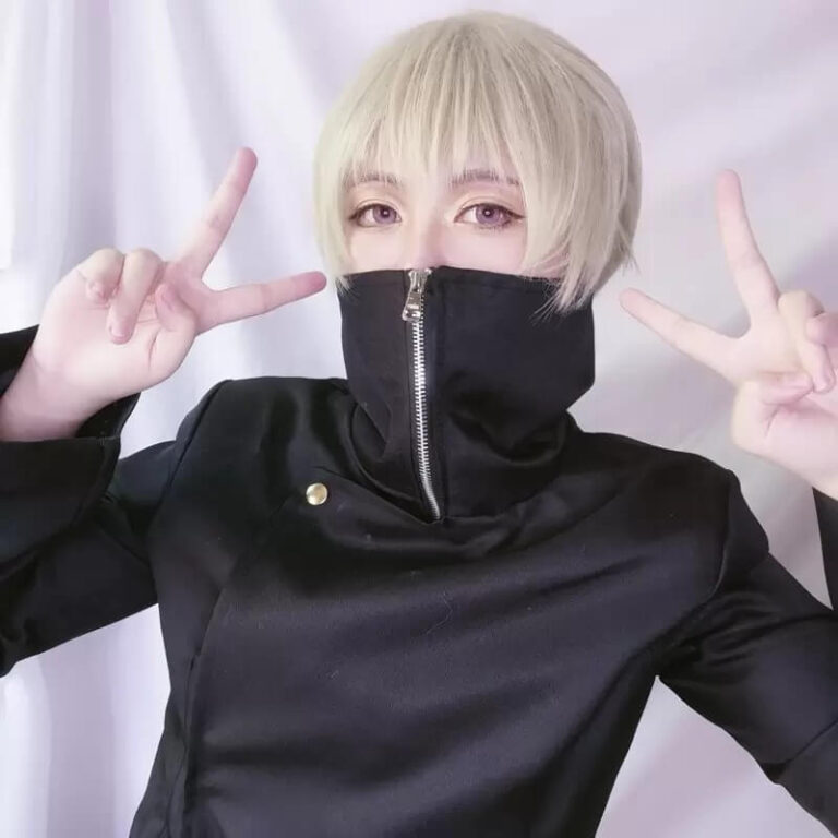 Inumaki Toge Costume Halloween Cosplay Outfit Jacket Pants and Wig Full ...