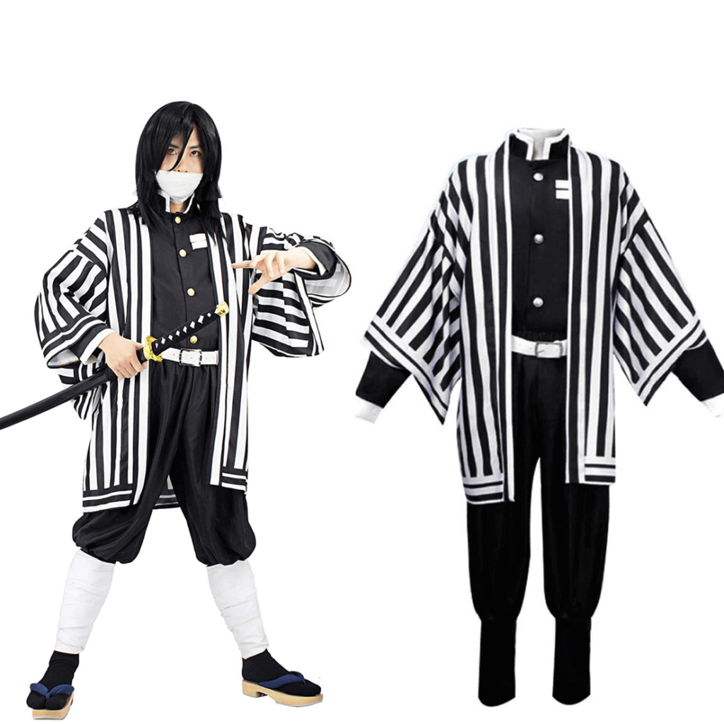 Obanai Iguro Costume Halloween Cosplay Outfit Full Set – NalaGila
