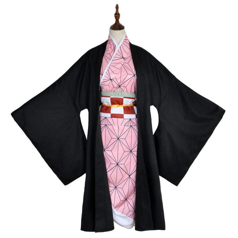 Kids’ Nezuko Cosplay Costume – Demon Slayers Costume – NalaGila